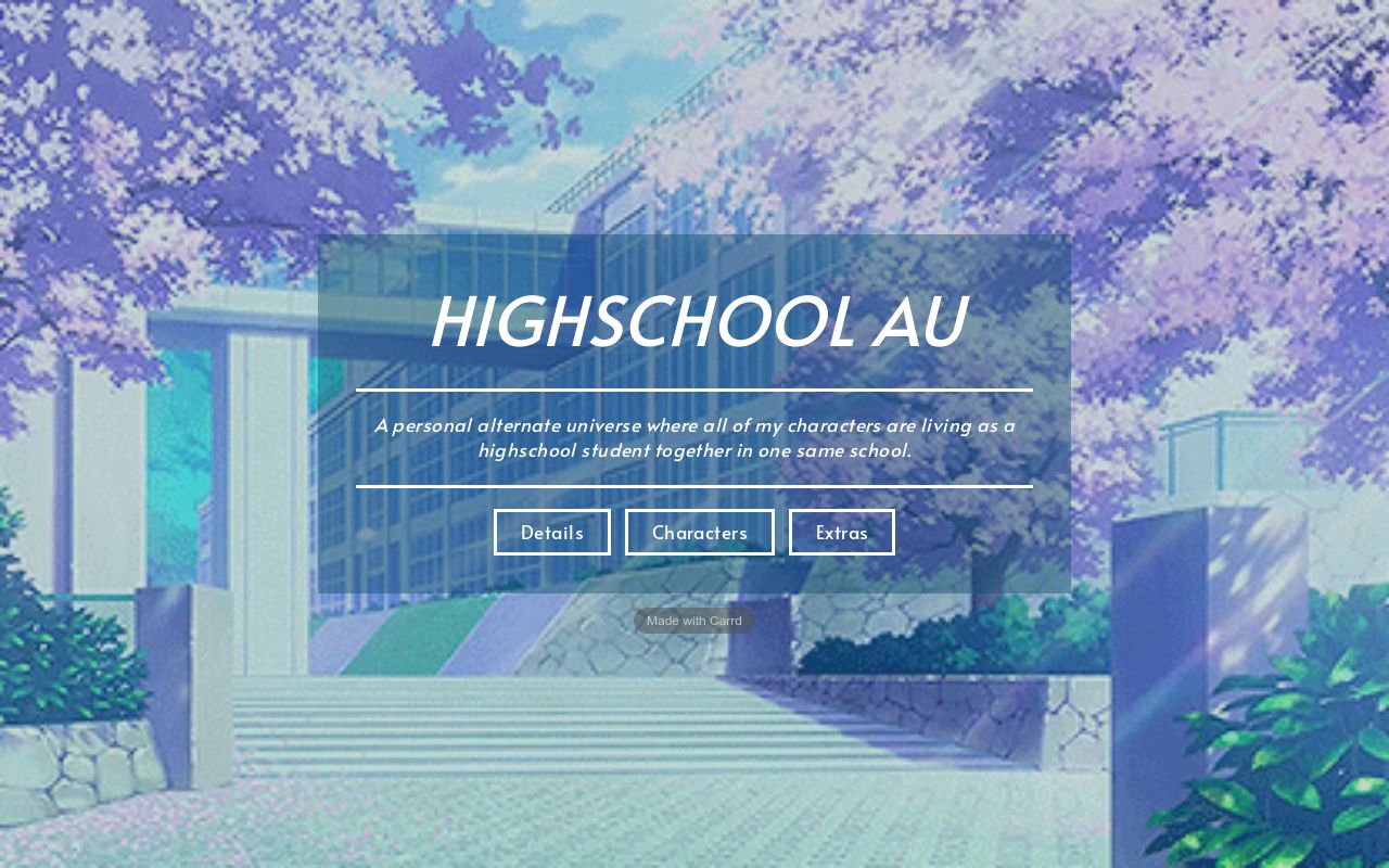 Highschool AU